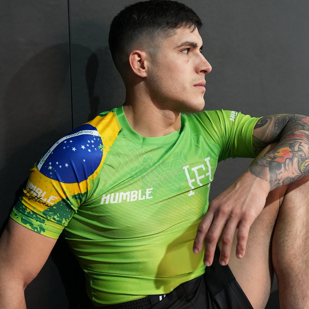 BRAZIL Rash guard – Humble Fightwear